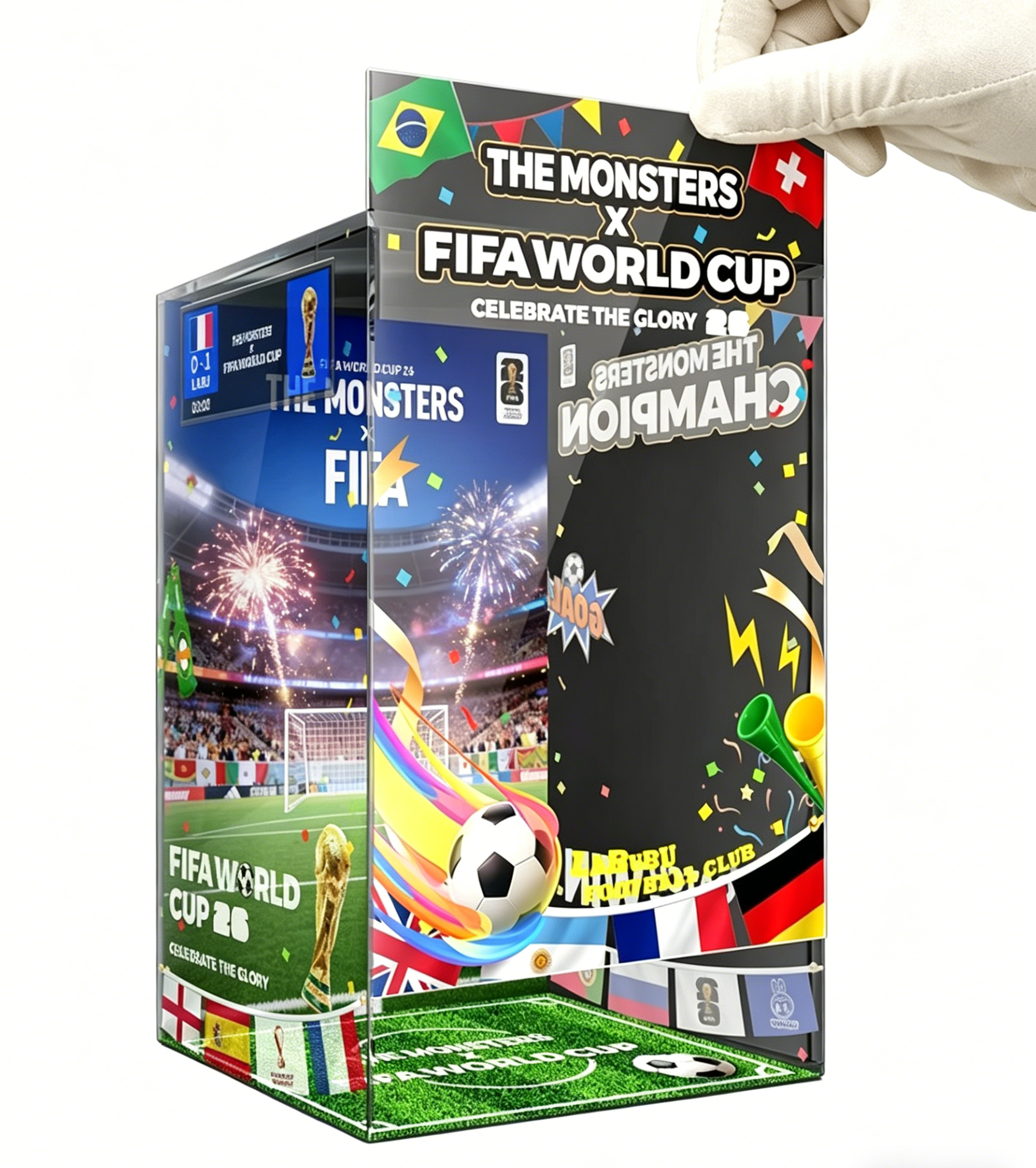 POP MART Labubu FIFA World Cup 2026 Acrylic Display Case | 22*27*40cm ...